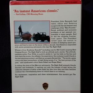 Warner Bros. | Accents | The Right Stuff Classic Vhs Movie Boxed Set ...